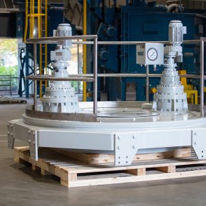 Pier-Mounted Dual Concentric Drives With Overload Protection | Mak Process